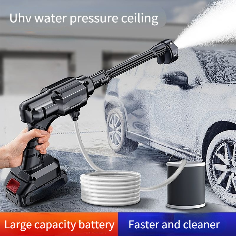 Lithium battery car wash high pressure water gun wireless car wash ...