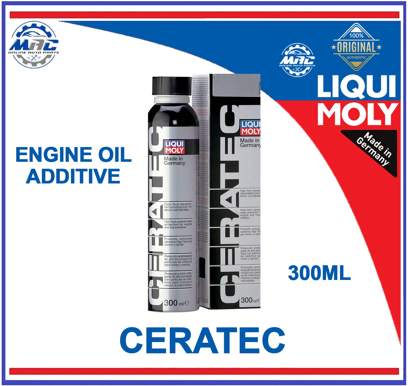 LIQUI MOLY Ceratec automotive Engine Oil Additive 300ml | Shopee Philippines