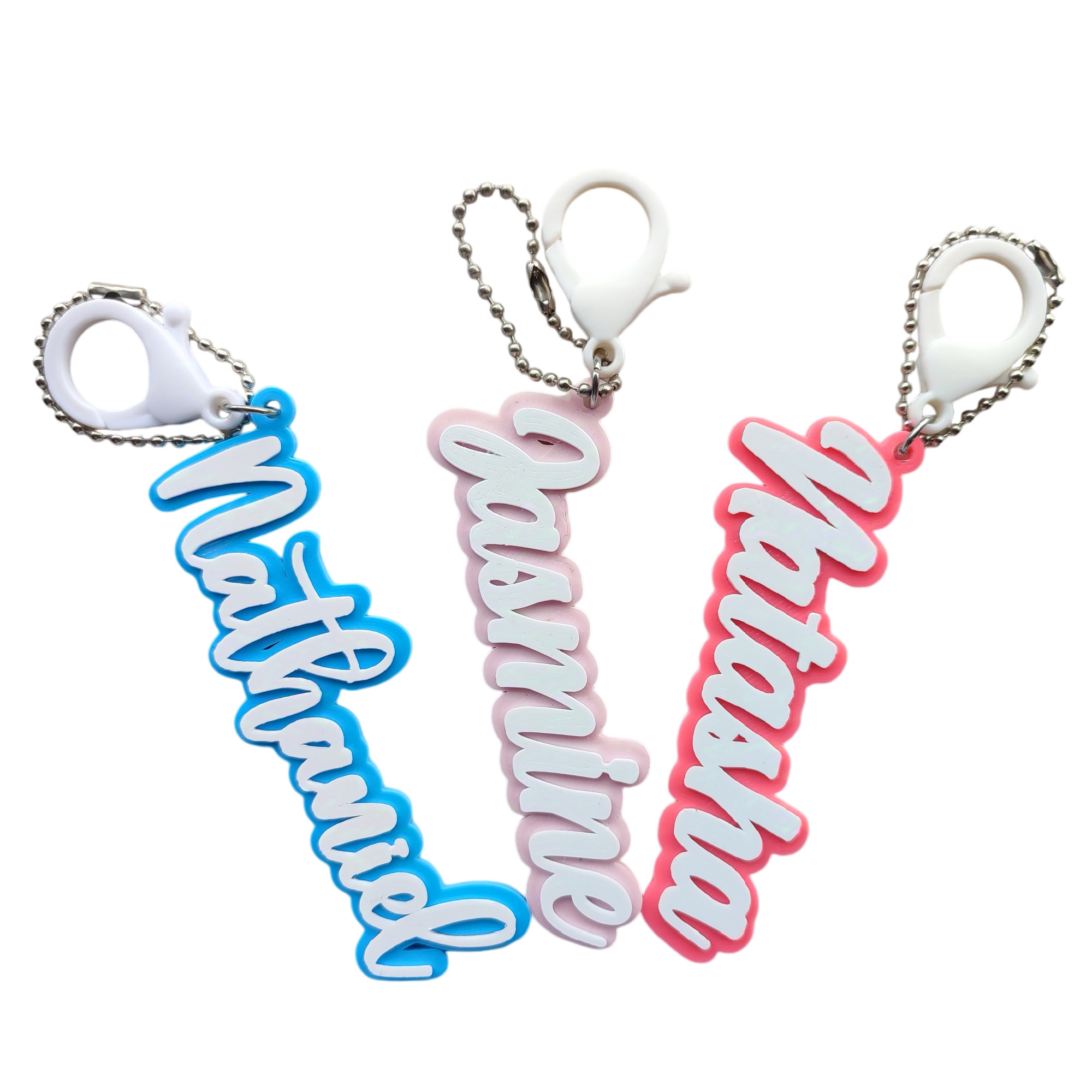 3D PRINTS Personalized Name tags for Tumbler, Water bottles, bag tags ...