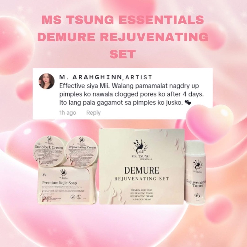 Ms Tsung Demure Rejuvenating Set New Packaging | Shopee Philippines