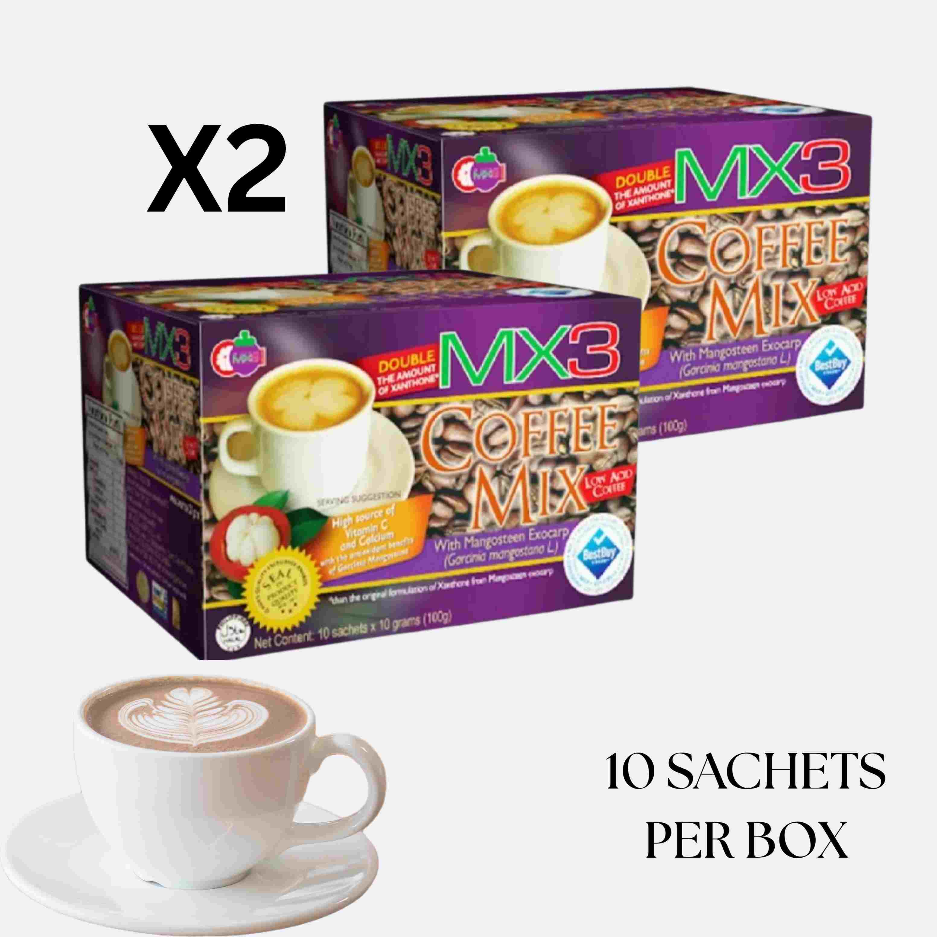 MX3 ORIGINAL LOW ACID COFFEE MIX 10s X 10g | Shopee Philippines