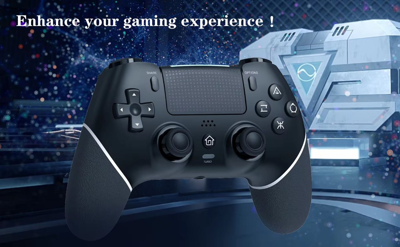 T48 Wireless Bluetooth Dual Shock Controller Hall Effect Sensor Joystick for P4/PC | Shopee ...