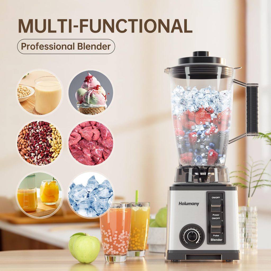 6 in 1 Blender And Food Processor Juicer Chopper Ice Crusher Household ...
