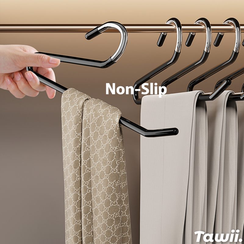 Z Type Pants Hanger Jeans Hangers Open End Durable Stainless Steel ...