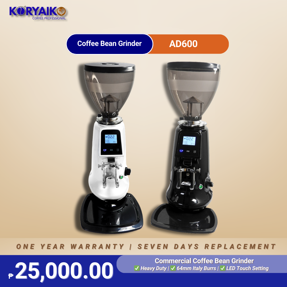 Koryaiko AD600 LED Touchscreen Automatic Coffee Bean Grinder 64MM For ...