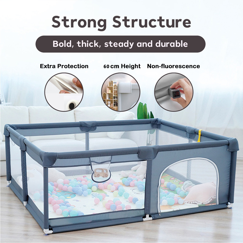 HAPYEE Playpen For Baby Play Fence Safety Baby Barriers For Toddler ...