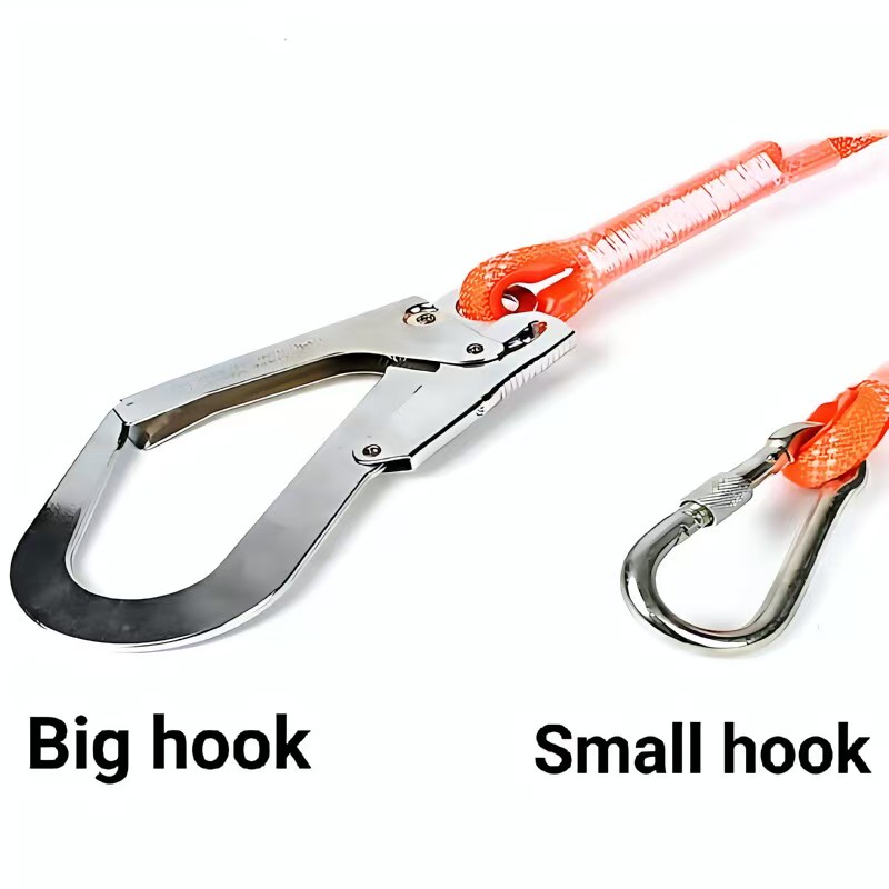 Anti fall safety belt with hook, full body safety belt structure ...