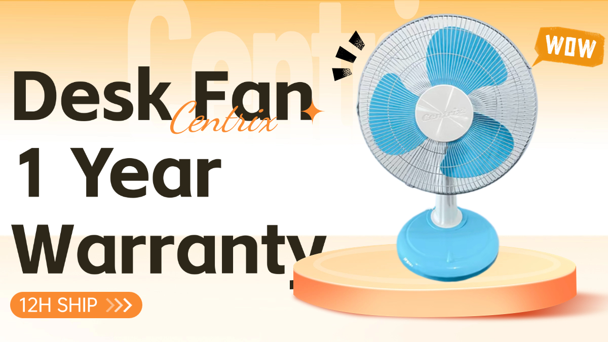 Centrix COD BUY-1 TAKE-1 Desk Fan+Wall Fan 16 Inches Industrial with 3 ...