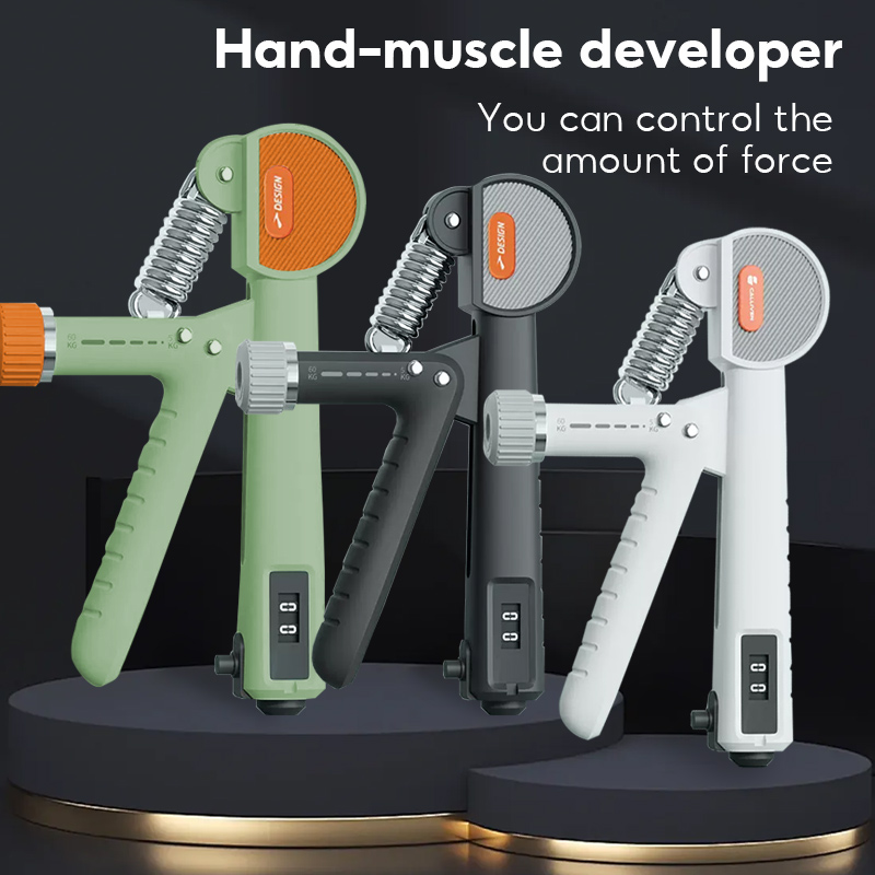 5-60Kg Adjustable Hand Gripper R-Shape Hand Grip Strength Training ...