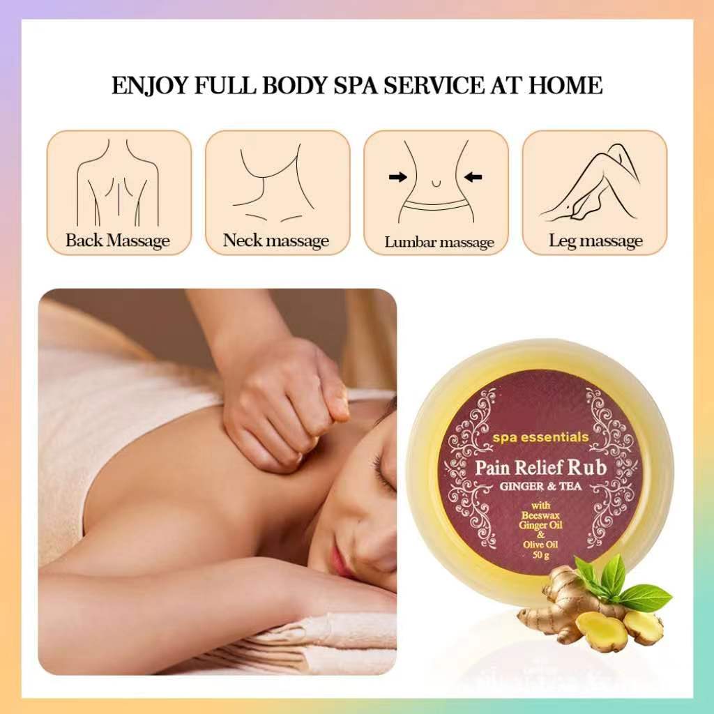 100% Original 4Color Massage Rub Spa Essentials Body massage cream 50g ...