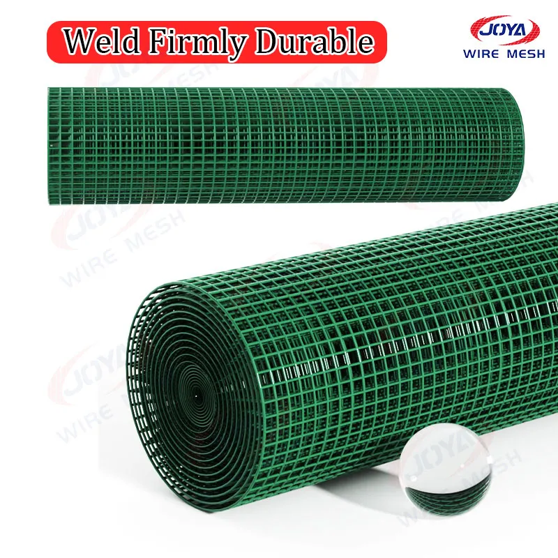 PVC Welded Wire Mesh Green Chicken Wire Fence Fencing Protective Mesh ...