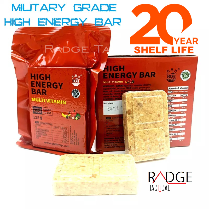 MRE High Energy Biscuits - 20-Year Shelf Life Survival Food Rations ...