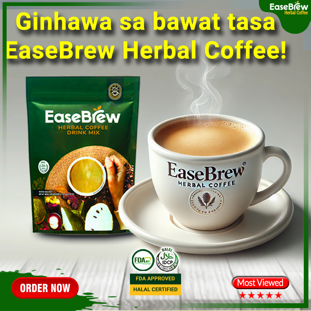 Easebrew Herbal Coffee Buy 1 Get 4 (50 sachets) | Shopee Philippines