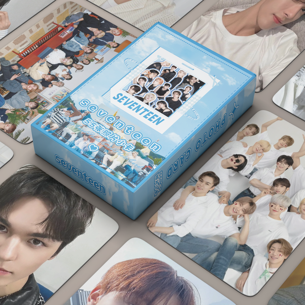 55pcs/box Seventeen Postcards SPILL LOVE MONEY FAME Seventeen LOMO Card ...