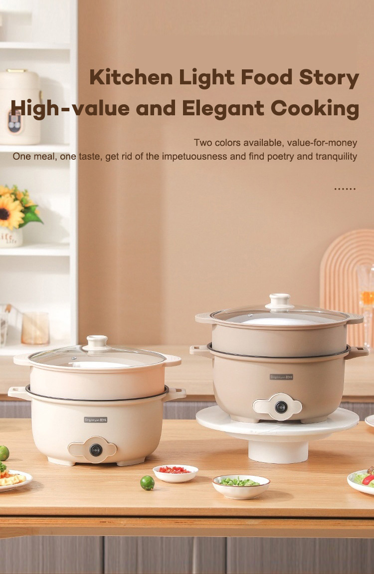 5L Electric Cooker Big Capacity Multi Cooker 800W Rice Cooker 28cm ...