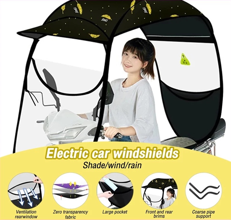 【In Stock】Motorcycle Canopy Protective Gear Electric Car Canopy ...