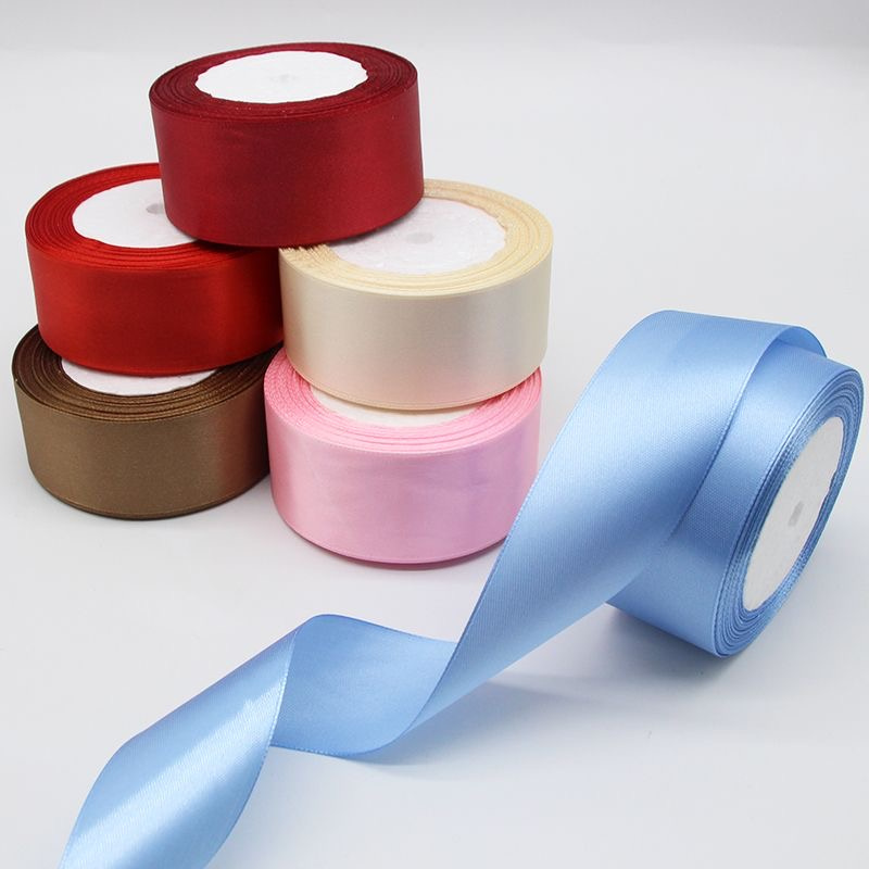 4cm (25 yards/roll) Satin Ribbon Roll Gift Packaging Ribbon Flower ...