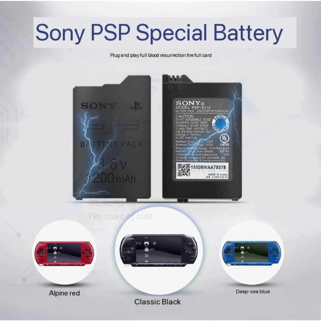 COD PSP Battery For PSP 1000, 2000 And 3000 Series - Tested 100% ...