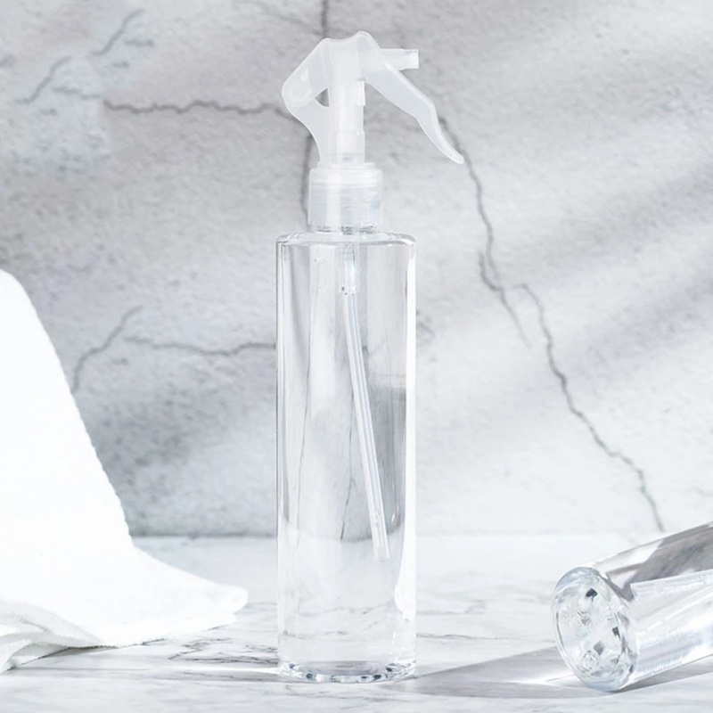 10PCS Trigger Spray Bottle Transparent Fillable Plastic Atomizer Travel ...