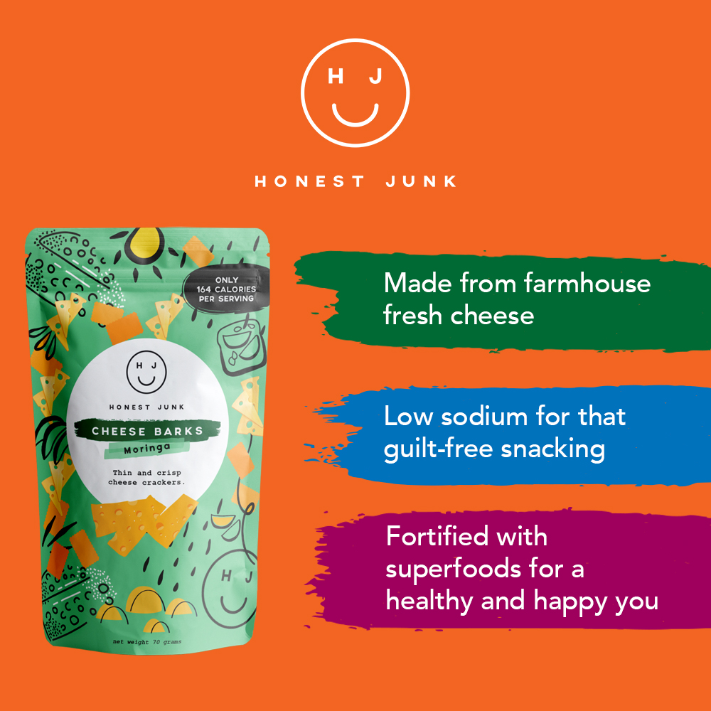 Honest Junk Turmeric Cheese Barks Guilt-Free Healthy Snacks | Shopee ...