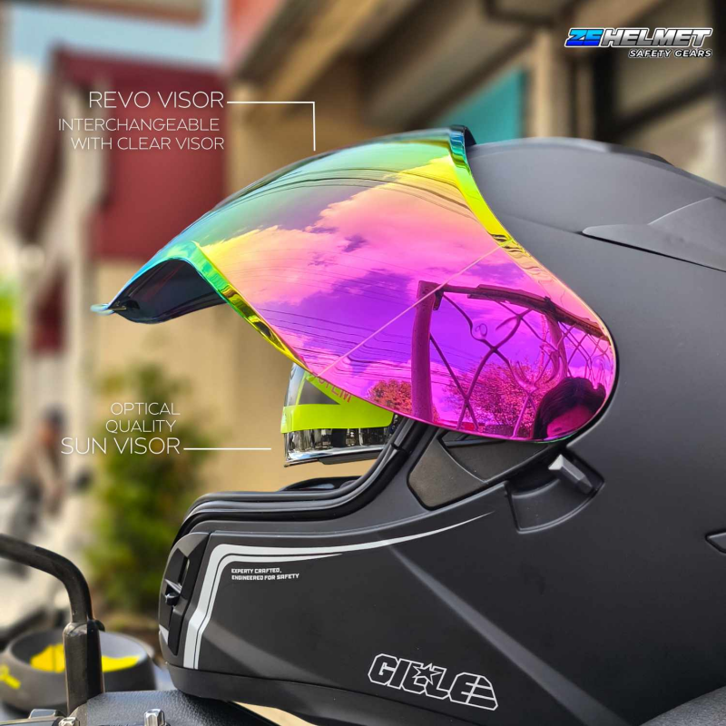 GILLE PHOENIX Modular Helmet Full Face Dual Visor for Motorcycle Women ...