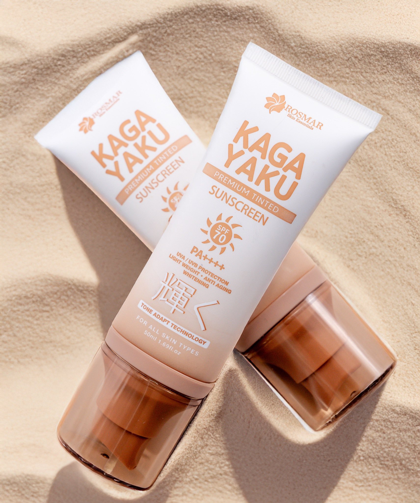 ROSMAR Kagayaku Vanilla Premium Tinted Sunscreen SPF 70 | Sun ...