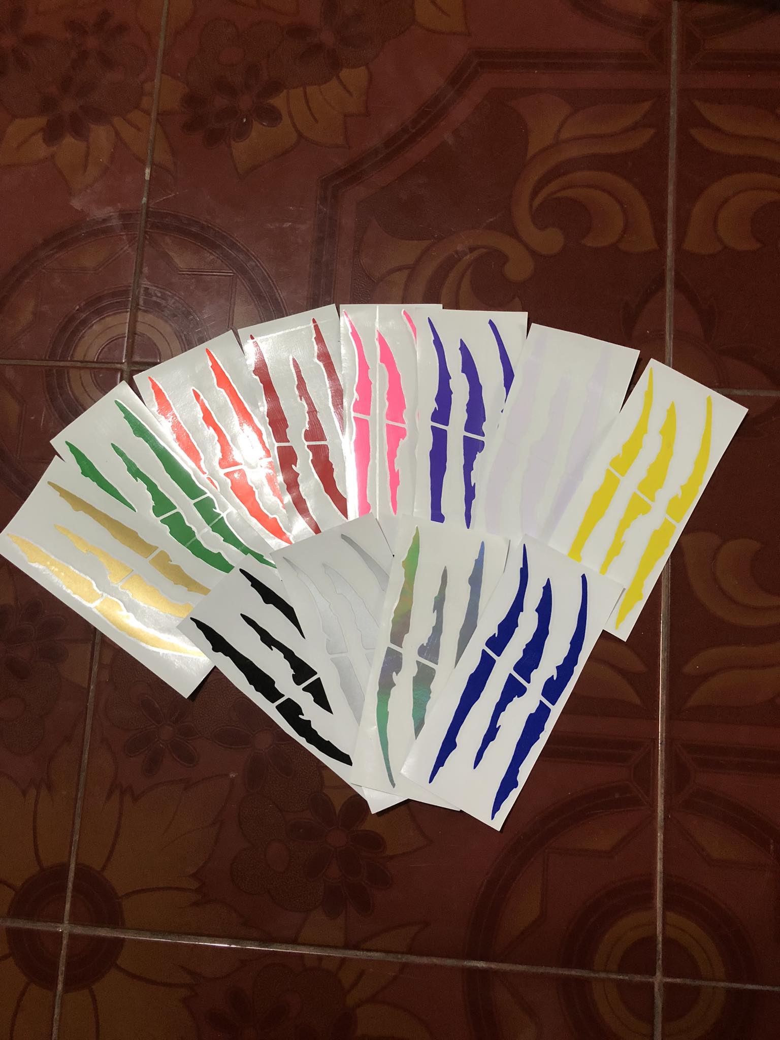 Scratch Monters Mark 7x3 Inches - Waterproof Sticker | Shopee Philippines