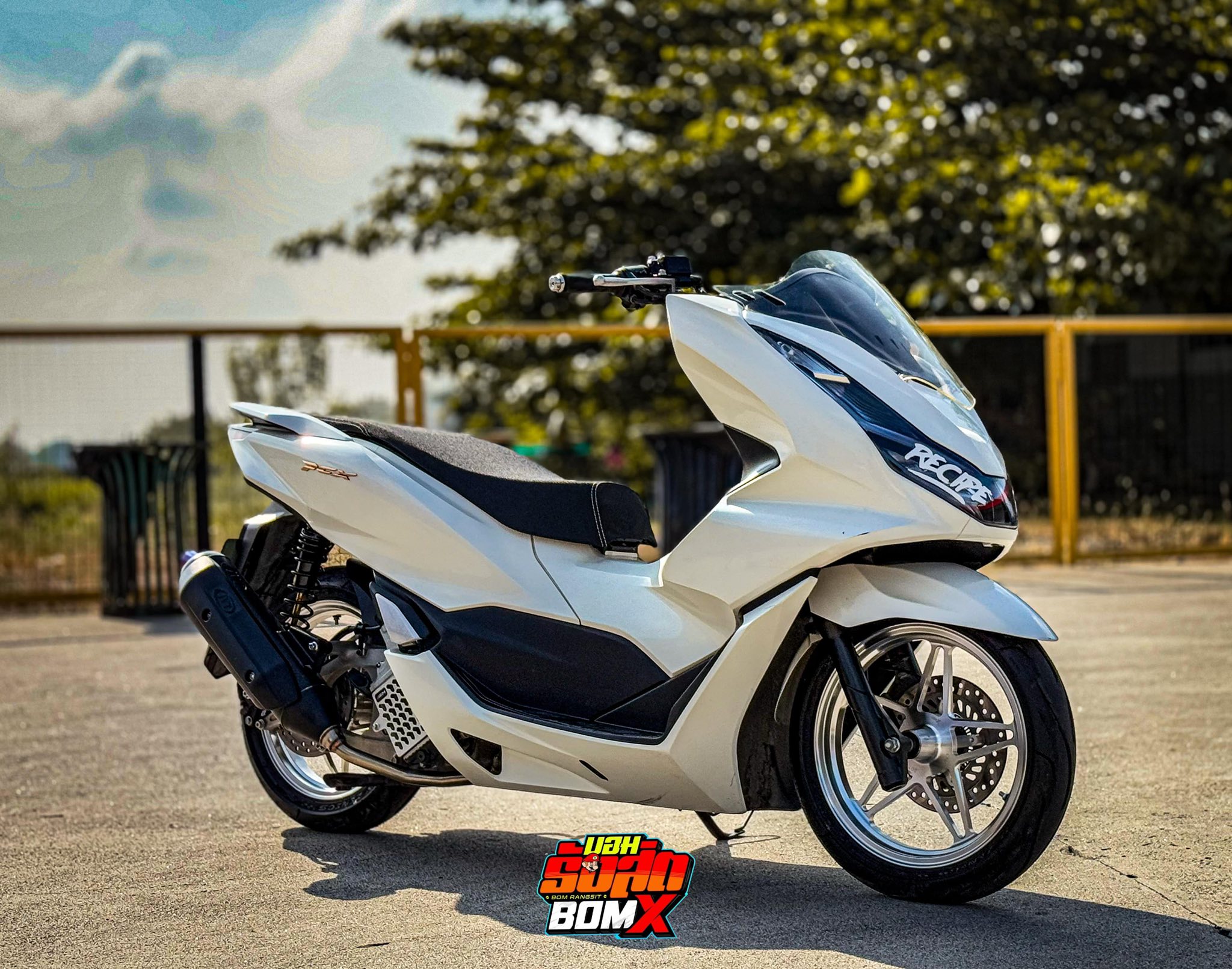 BOM RANGSIT Mags Bom X Mags Star LYNX CNC Alloy Material 5 Spoke Mags ...