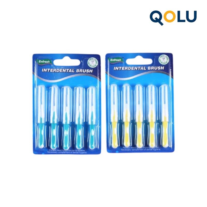 I-Shape Interdental Brush 0.6mm For Braces & Tight Gaps (Reusable ...