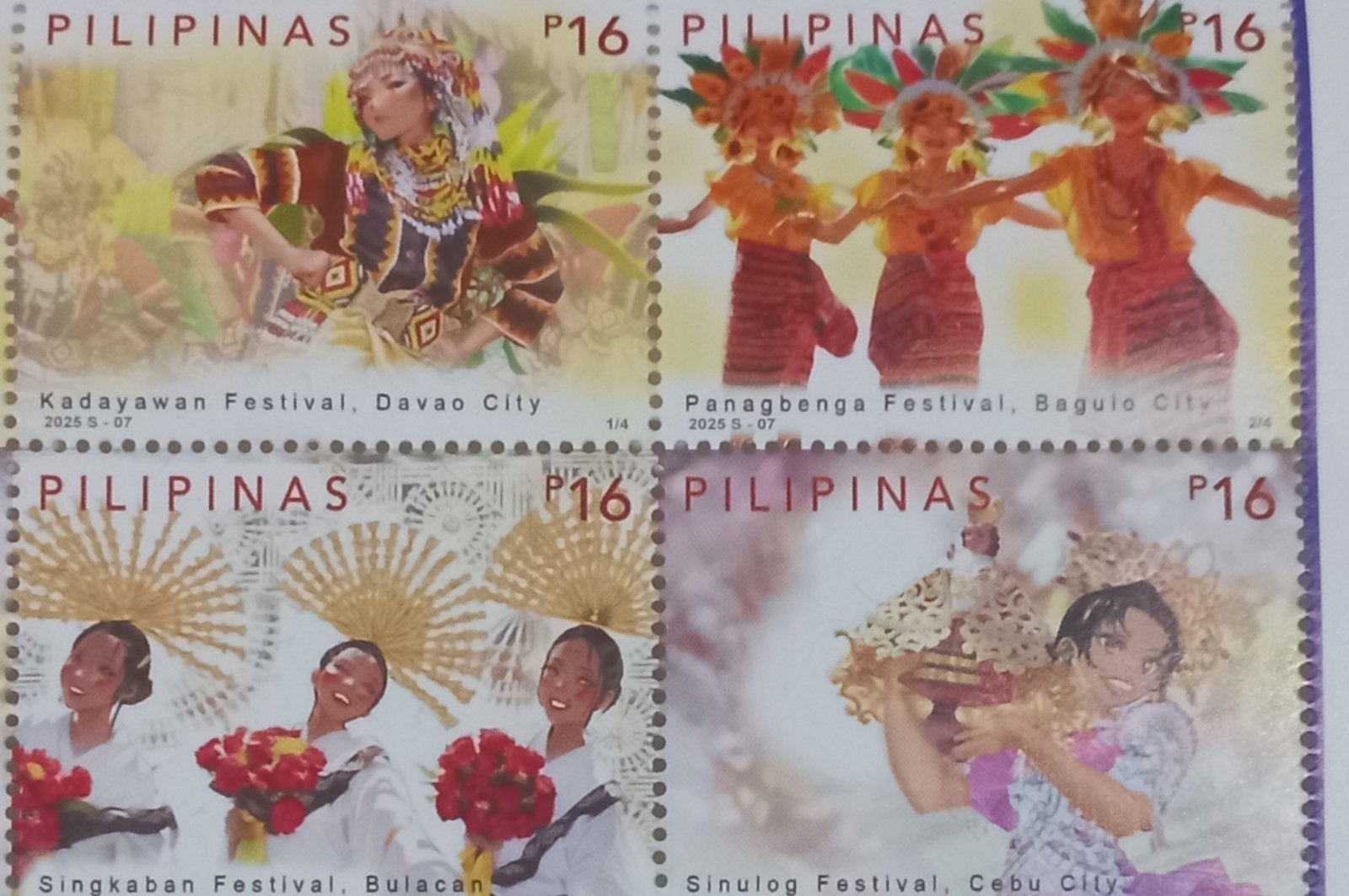PHLPOST Philippine Festivals Stamps 2025 Whole Sheet NEW | Shopee Philippines