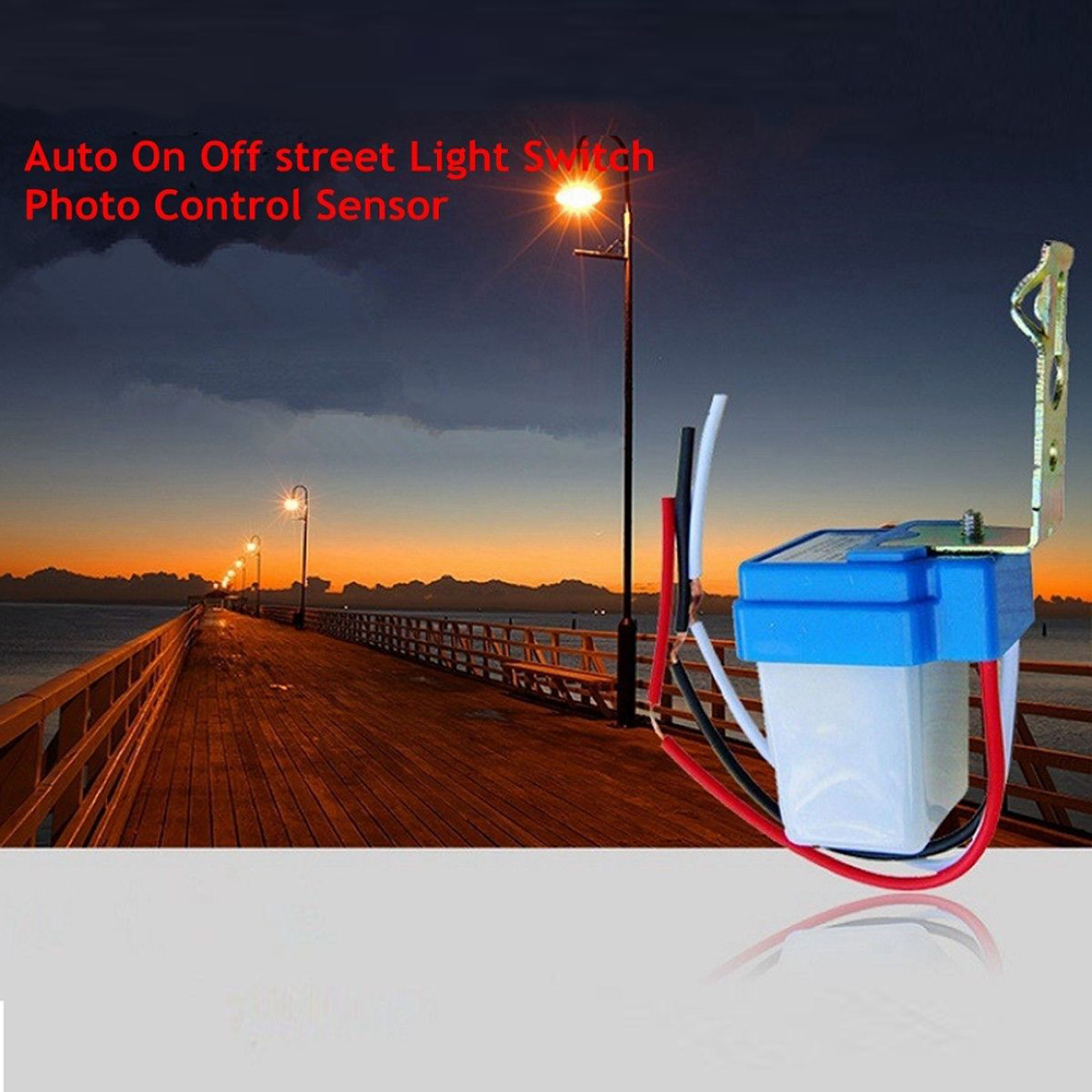 220V Automatic On Off Photocell Street Light Sensor Switch Auto Street ...