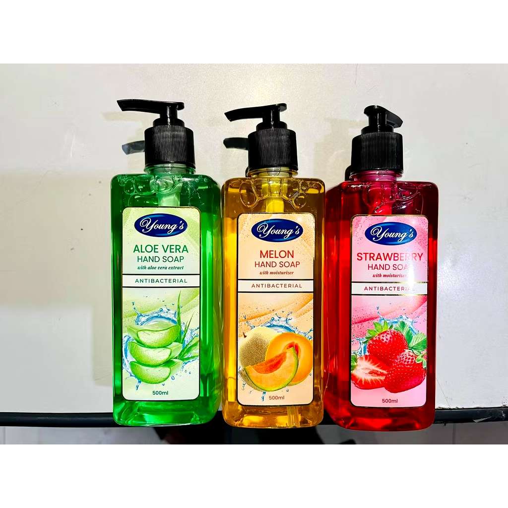 Young's antibacterial liquid hand soap with moisturizer hand washing ...