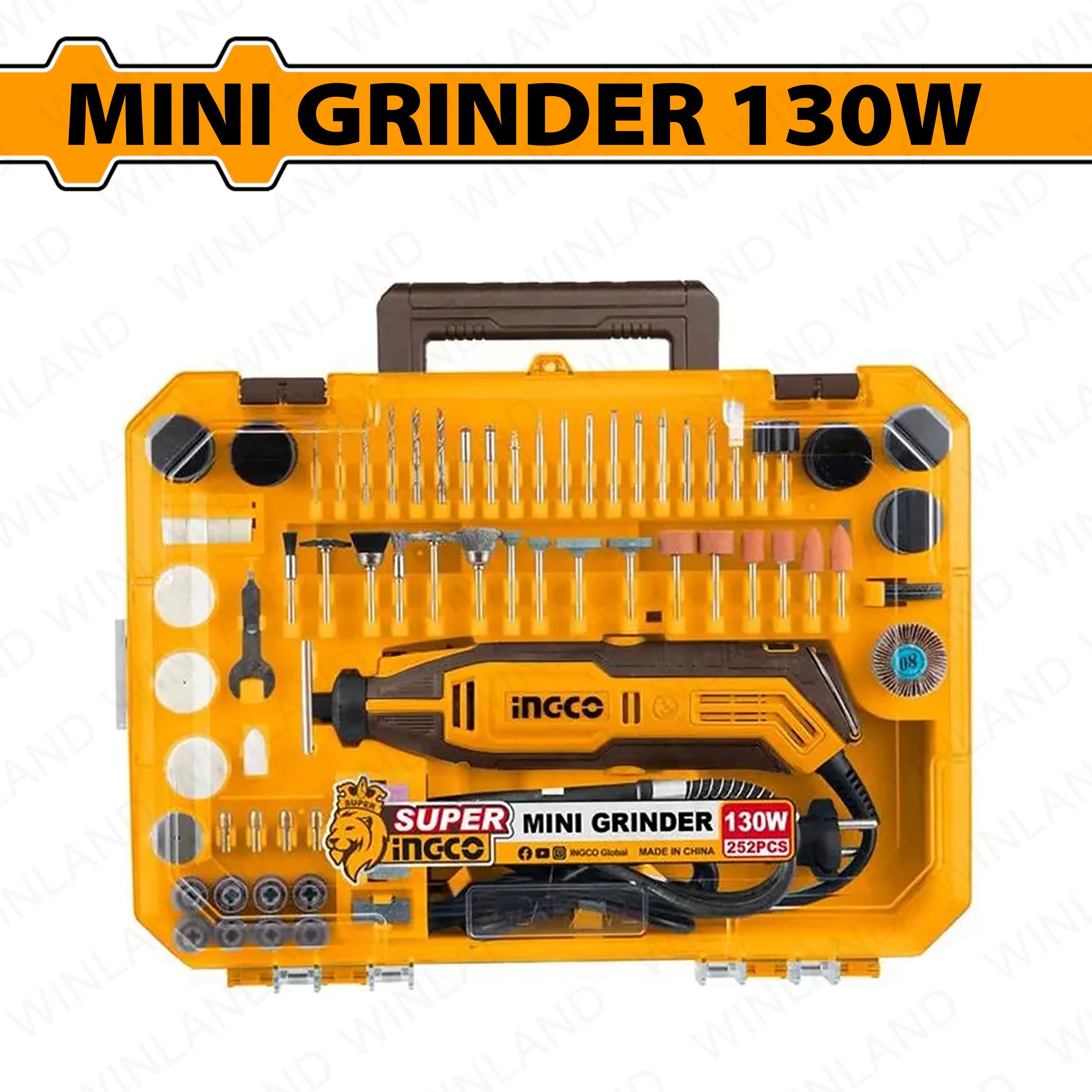 Ingco by Winland Mini Drill Rotary Die Grinder 130W with Variable Speed ...
