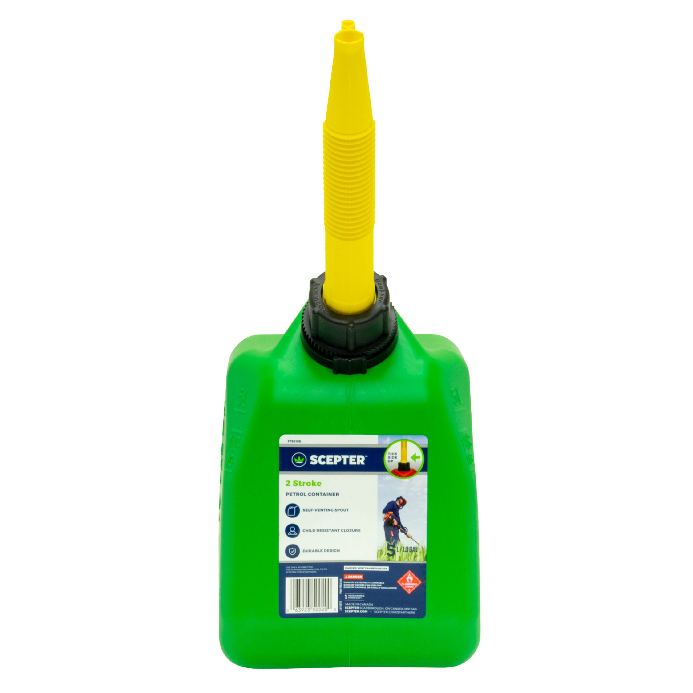 Fuel Container Two Stroke Green 5L/JERRY CAN (HDPE MATERIAL) | Shopee ...