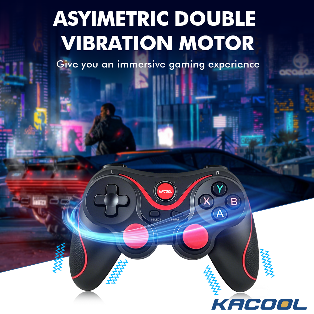 Kacool T3 wireless Bluetooth gamepad game pad controller with phone ...