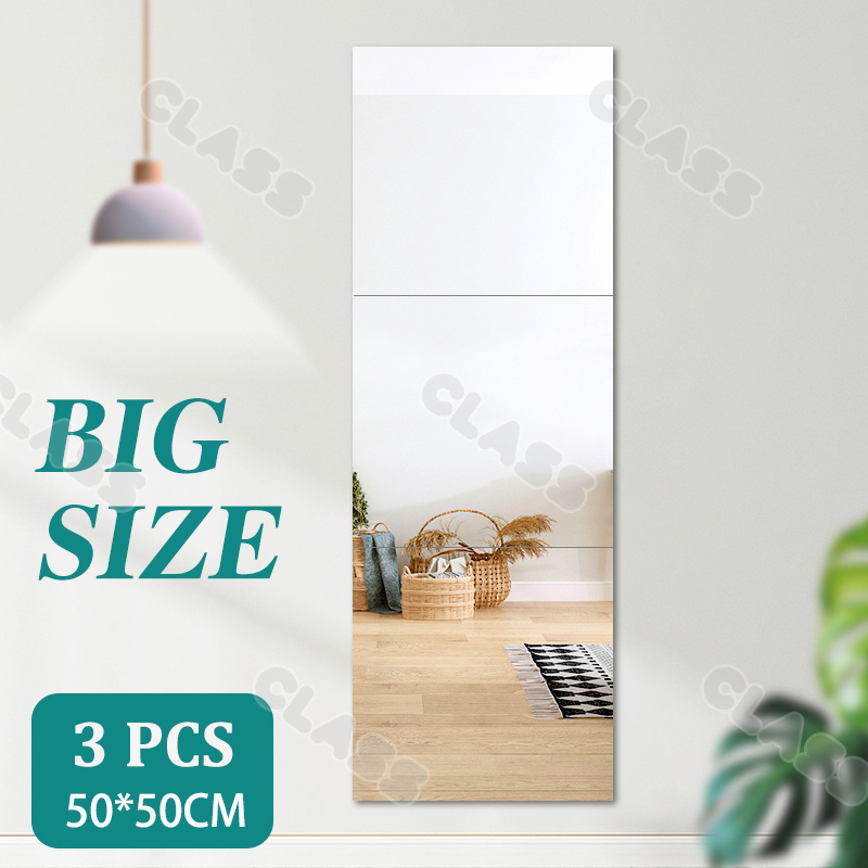 UPSEN HD Mirror Glass Mirror Full Body Mirror Wall Full-Length wall ...