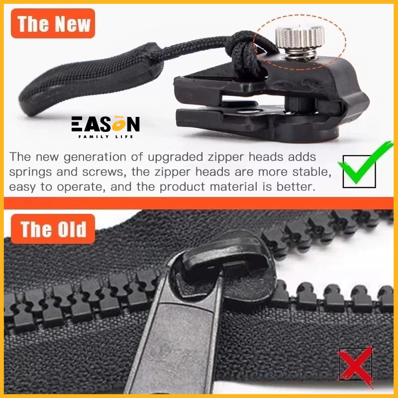 Zipper Repair Kit - Universal Instant Zipper Repair Replacement Zippers ...
