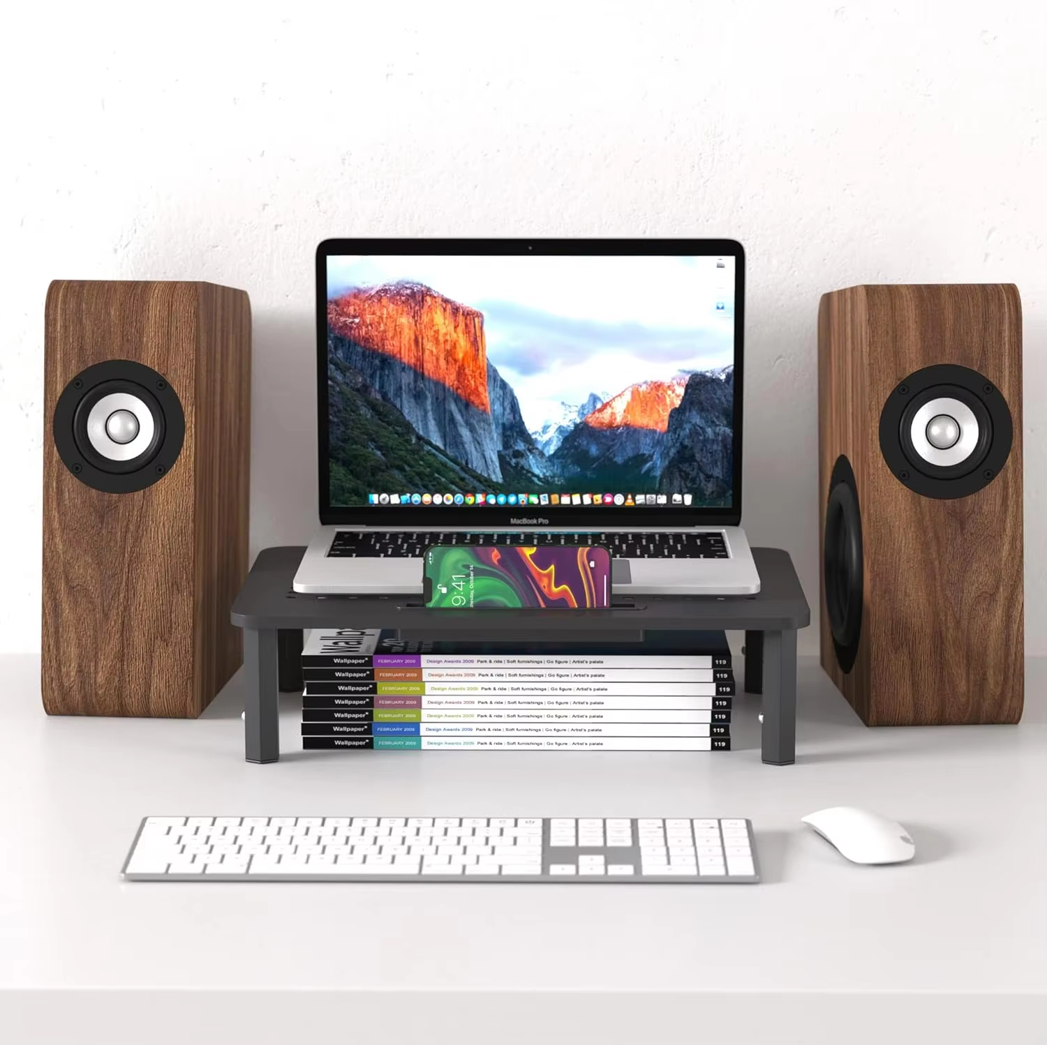 Monitor Stand Desk 3 Height Display Laptop Stand Adjustable Laptop ...