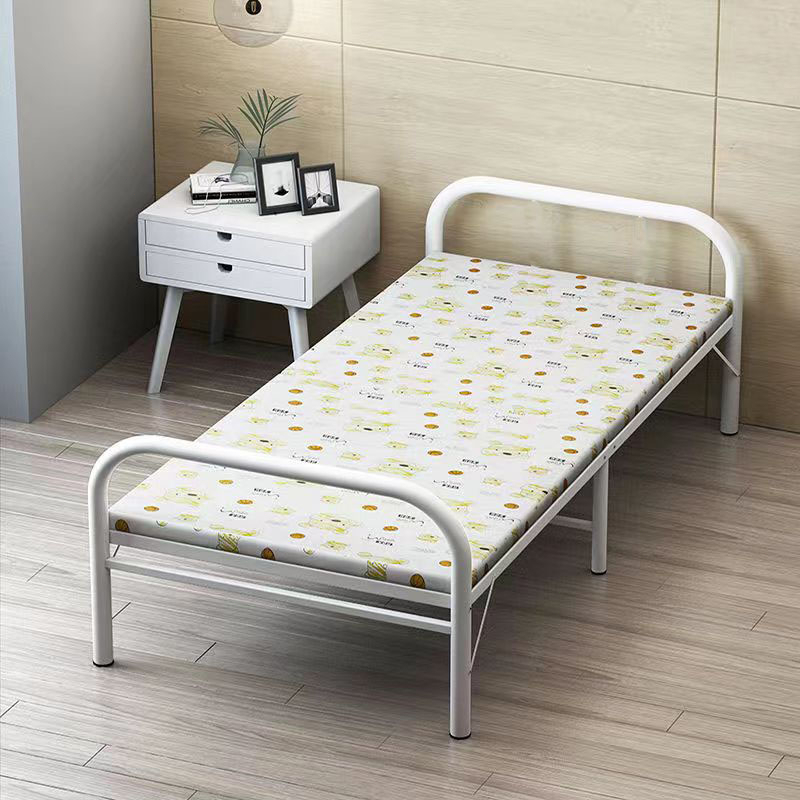 Folding Bed Single Bed Simple Folding Bed with foam foldable bed bed ...
