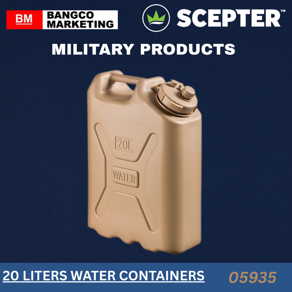 SCEPTER MILITARY CONTAINER (MILITARY WATER CAN SAND) 20LITERS | Shopee ...