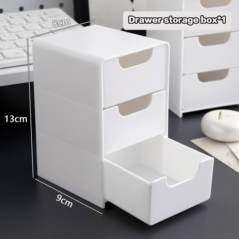 3 layers Mini Size Desktop Drawer Makeup Cosmetic Jewelry Accessories ...