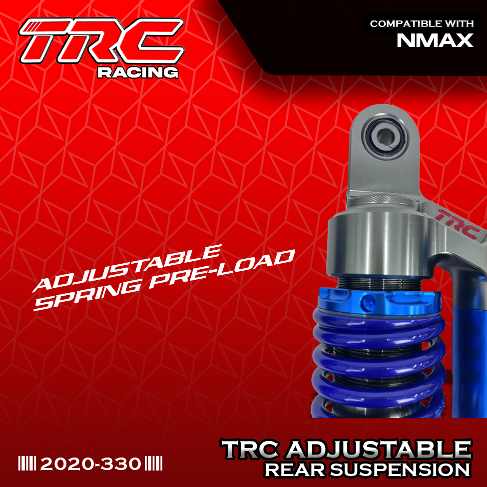 TRC Racing RACETECH-SERIES FULLY ADJUSTABLE 330MM REAR SHOCK SUSPENSION ...