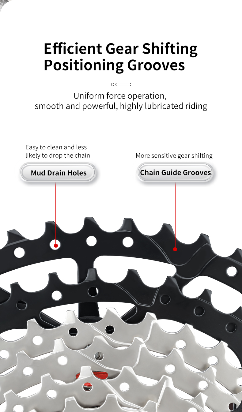 BANBOK MTB Bike 8 9 10 11 Speed Cassette Cogs Freewheel 32T/34T/36T/40T ...