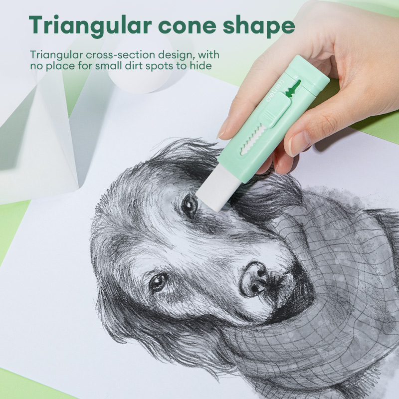 Deli Push-Tuile Eraser Soft TPR Bendable Rubber Mixed 71145 | Shopee ...