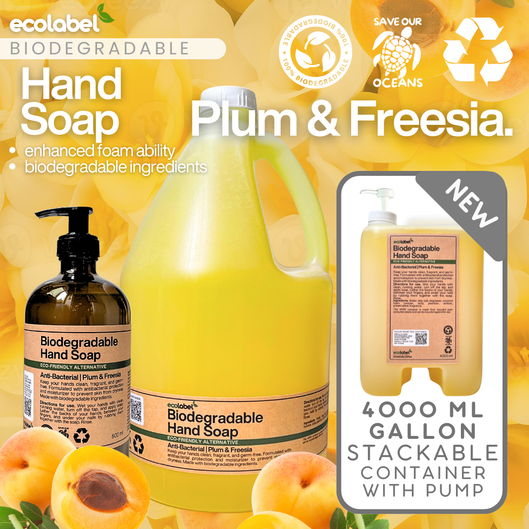 Eco-friendly Biodegradable Liquid Hand Soap Fragrance-free Unscented ...
