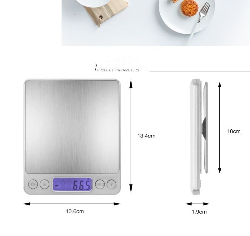 3kg/0.1g Electronic scale baking kitchen scale household small gram ...