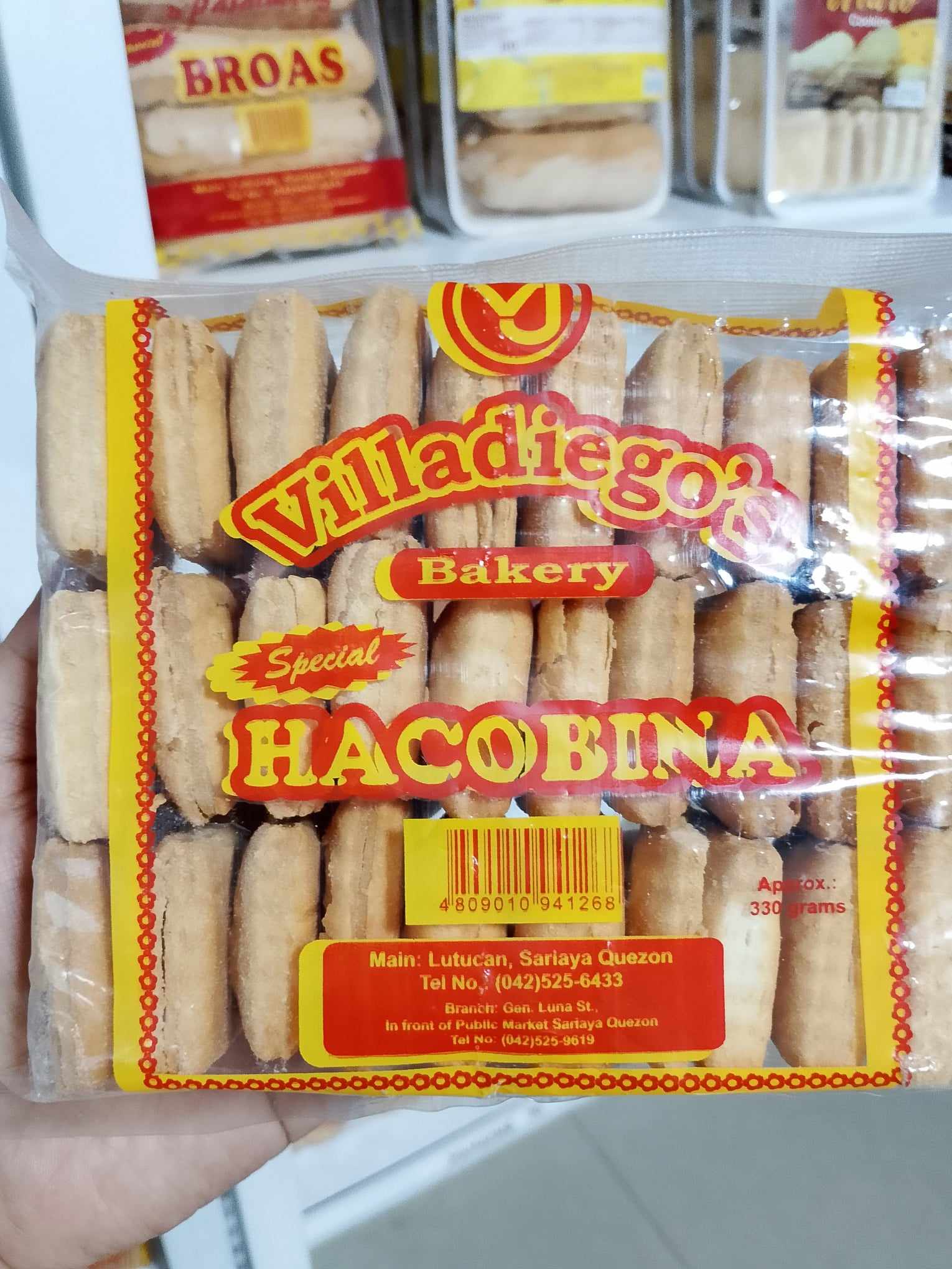 Villadiego's Hacobina Big Size Snacks Biscuits Cookies Pasalubong ...