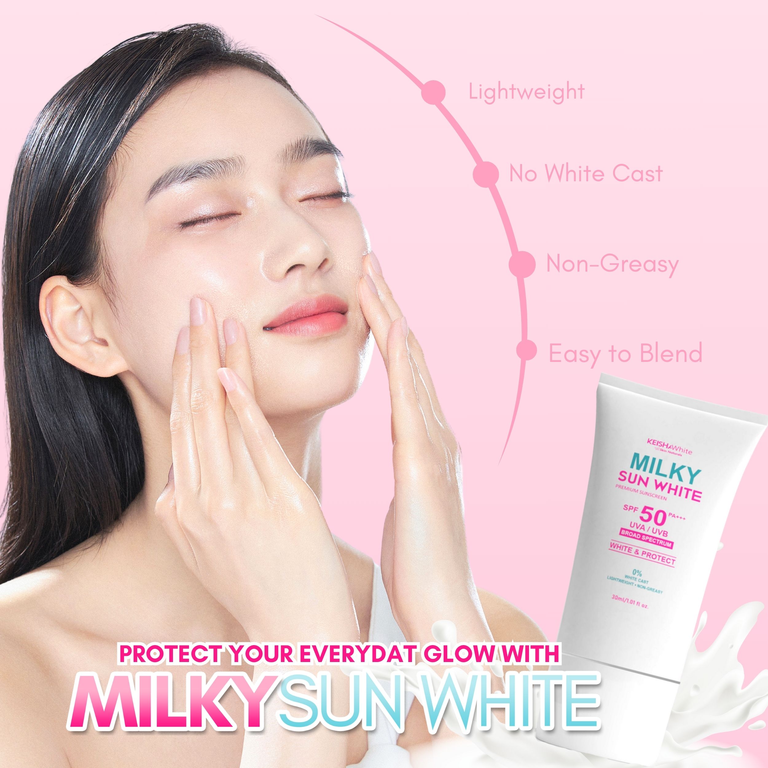 【MILKY SERIES CINCO SET】MILKY GLUTA WHITE SOAP (1 BOX/10 PCS) + LOTION+ ...