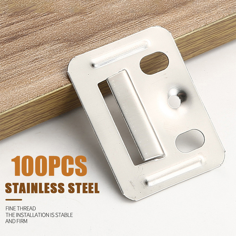 200pcs Wall Panel Clips Metal Clip Fluted Wall Panel For Wpc Wall And ...