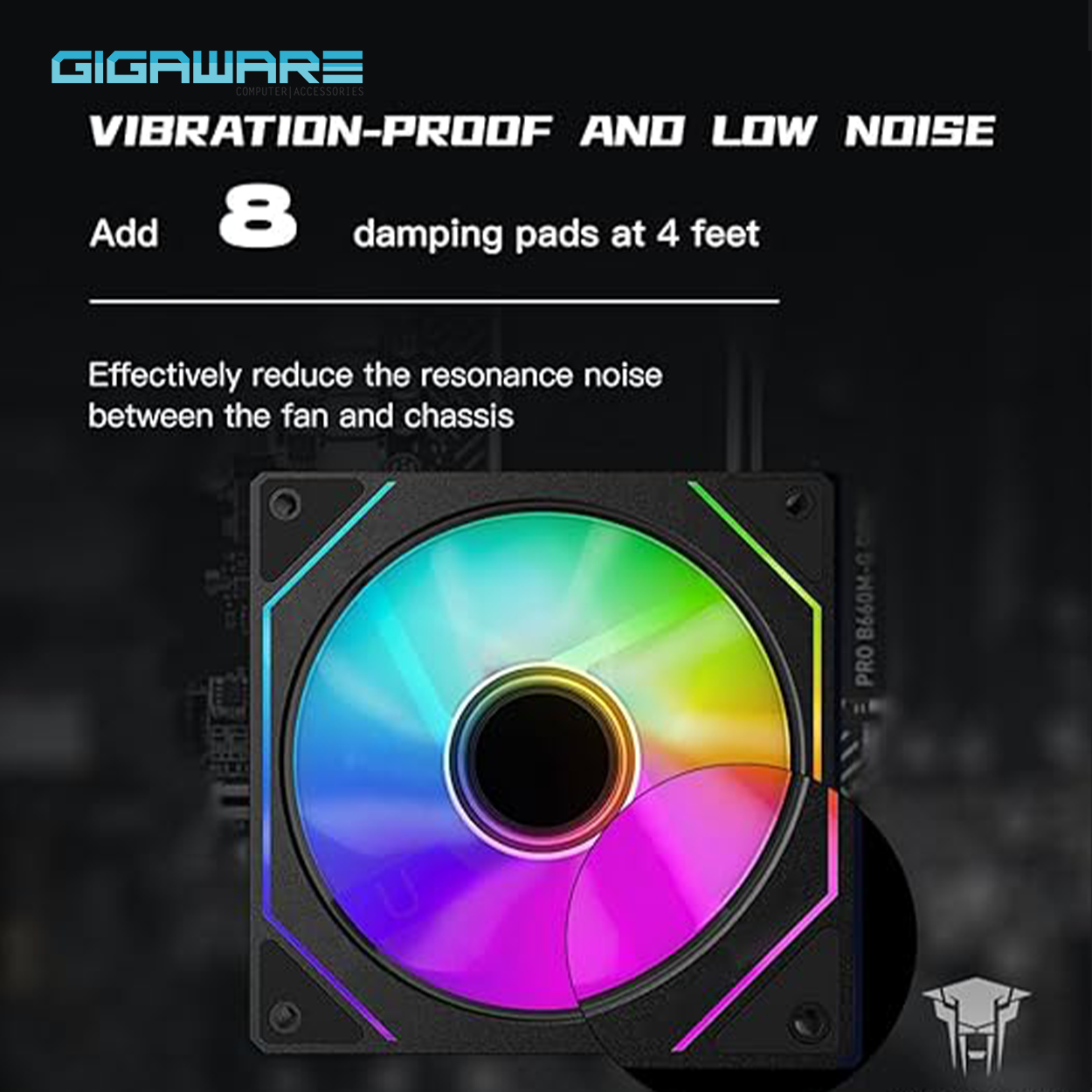 Jungle Leopard Prism 4 Pro ARGB CPU Fan 120mm 4Pin+5V 3PIN Interface ...